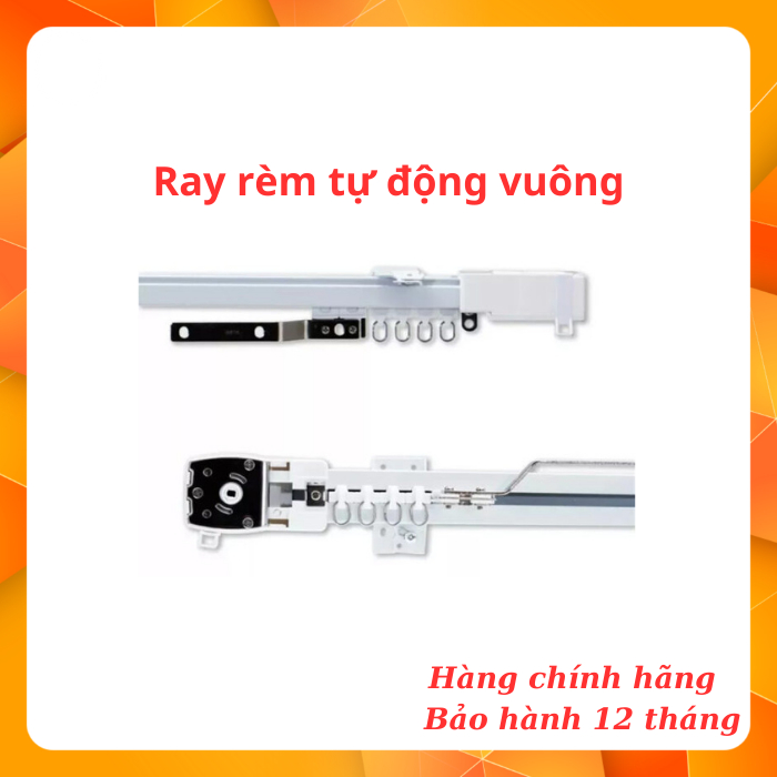 Ray rèm tự động vuông Full phụ kiện gắn cho động cơ TUYA DOOYA XIAOMI ...
