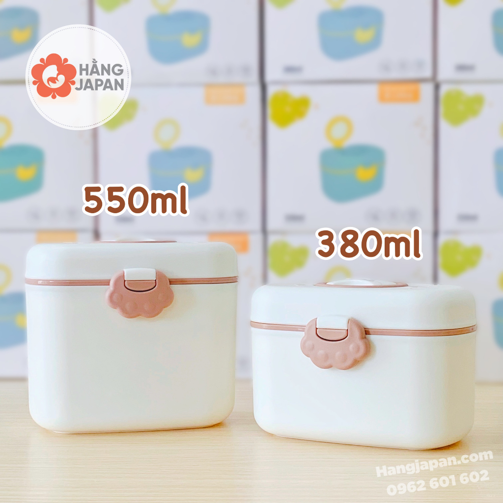 Hộp trữ sữa tay gấu, hộp đựng sữa cho mẹ tiện lợi dung tích 380ml/ 550ml - Màu ngẫu nhiên ...