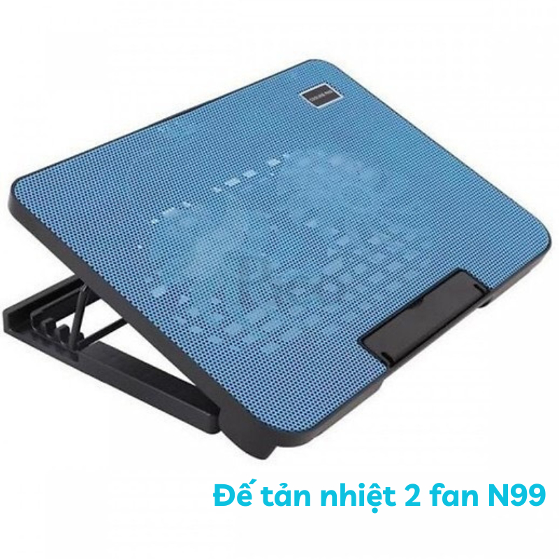 Đế Tản Nhiệt Laptop N99 COOLING PAD cho laptop từ 17 inch trở xuống 2 ...