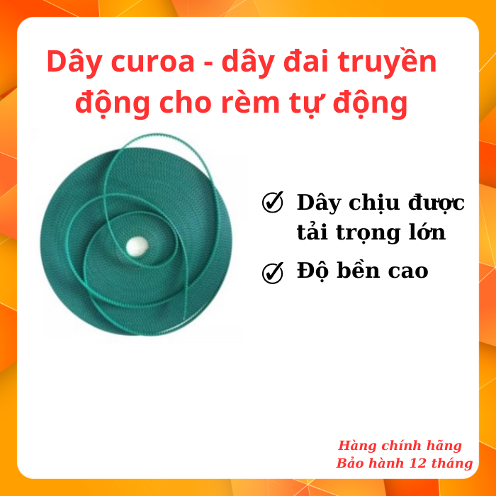 Dây Curoa , Dây Đai Truyền Động Cho Ray Rèm Cửa Tự Đông, Chiều Rộng 11 ...