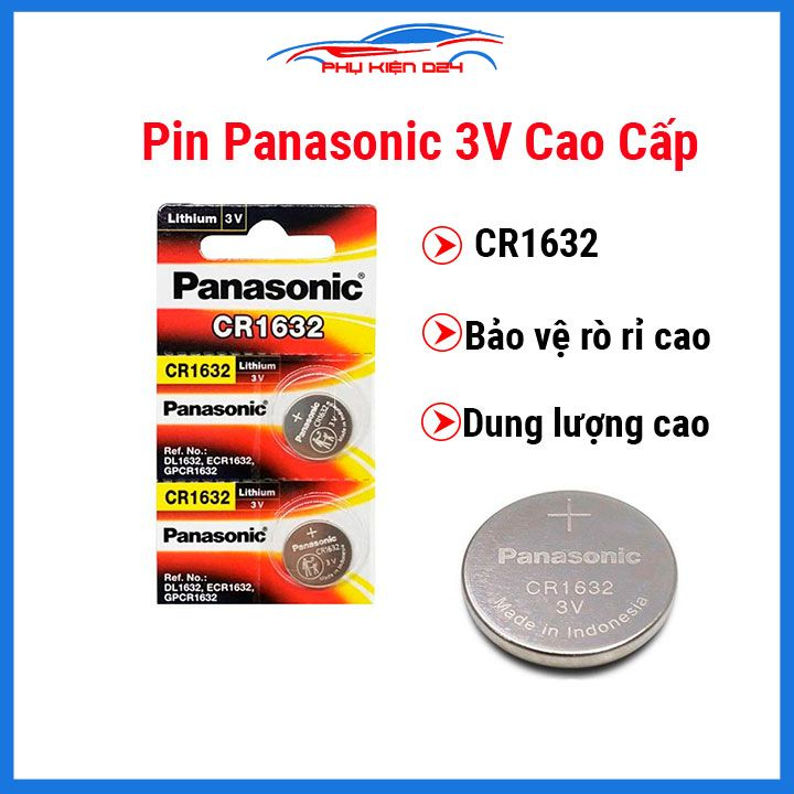 Pin Panasonic 3V CR1632 dung lượng 85mah chất lượng cao cấp | Shopee ...