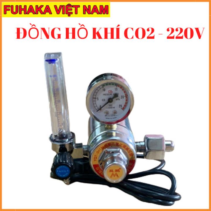 ĐỒNG HỒ KHÍ CO2 220V | ĐỒNG HỒ CO2 LOẠI 1 | ĐỒNG HỒ MÁY HÀN MIG | Shopee Việt Nam