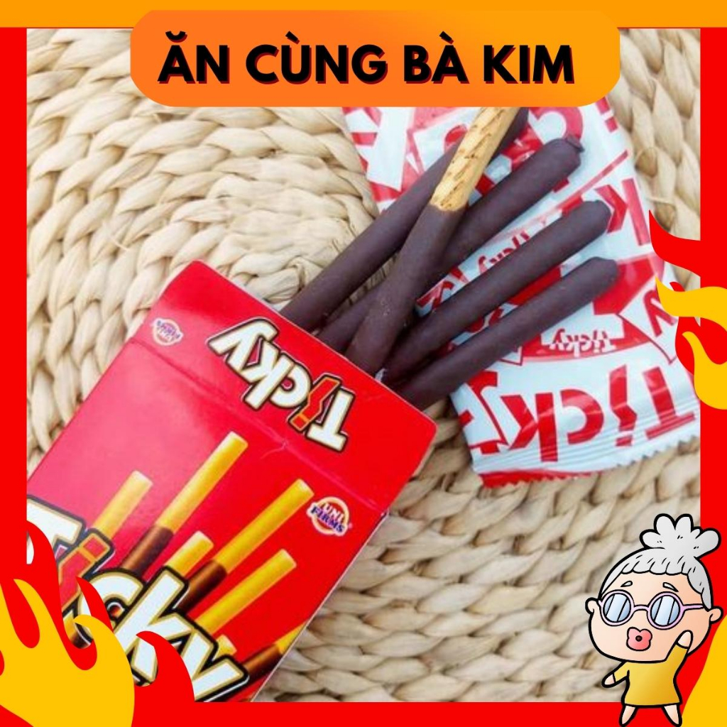 Bánh que Ticky Vị SOCOLA Thái Lan hộp 20g/ 6que ăn cùng Bà Kim AVBAKI ...
