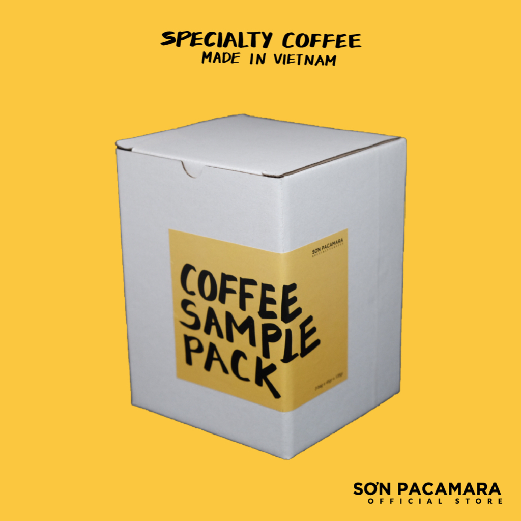 Hộp Cà Phê Sample 3 Mức Rang Sơn Pacamara, 100% Arabica, Hộp 3 Gói ...