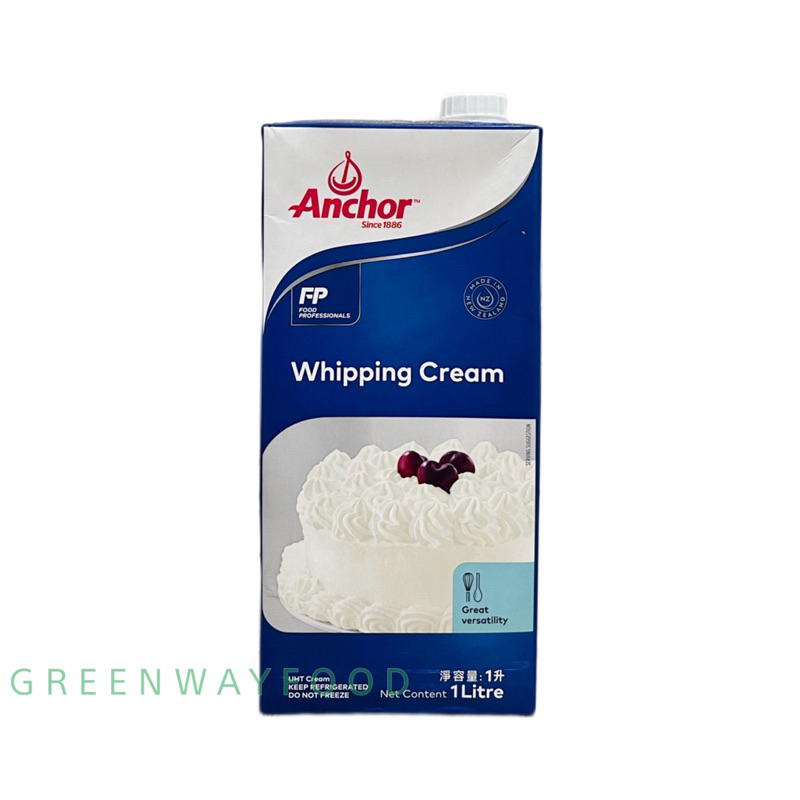 Kem Whipping cream Anchor 35.5% béo hộp 1 lít | Shopee Việt Nam
