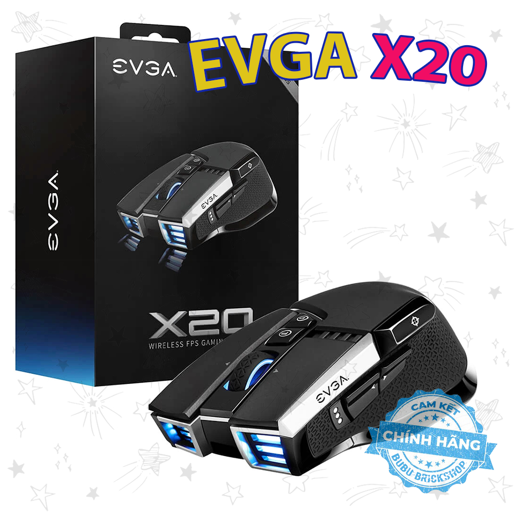 EVGA X20 Wireless Gaming Mouse - chuột không dây chơi game | Shopee ...