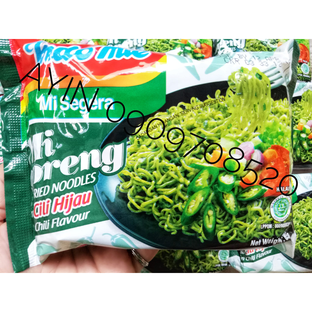 (HSD 03/2025) Mì Trộn Indomie Mi Goreng Cili Hijau Vị Ớt Xanh ( 1 Gói ...