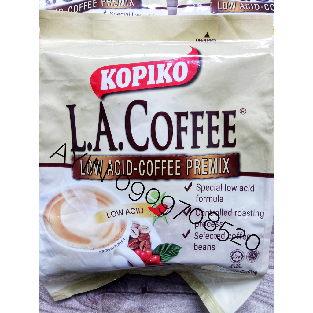 Cà Phê Kopiko L.A Coffee Low Acid - Coffee Premix (24 Gói x 20g ...