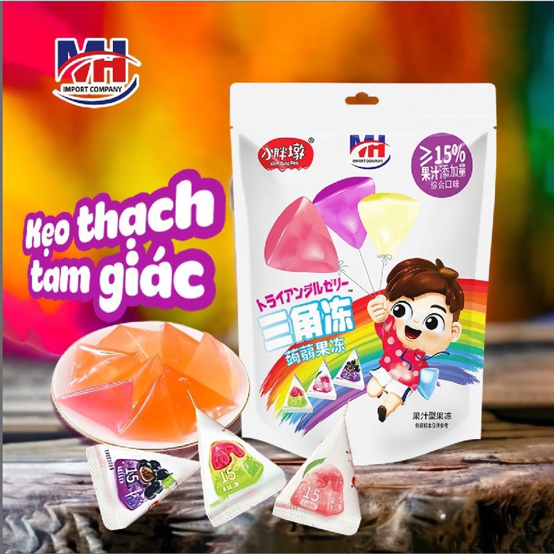 Kẹo thạch tam giác nhiều vị chính hãng 320g ( ~35 chiếc/ 1 túi) | Shopee Việt Nam
