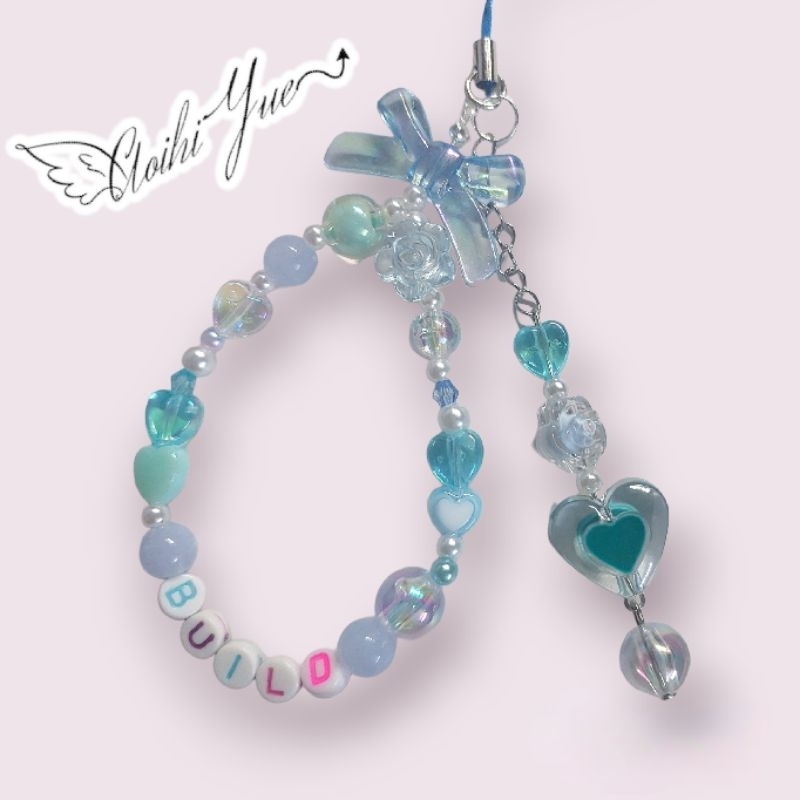 (Thay tên theo yêu cầu) Keychain, Phonechain, Dây treo điện thoại chữ ...