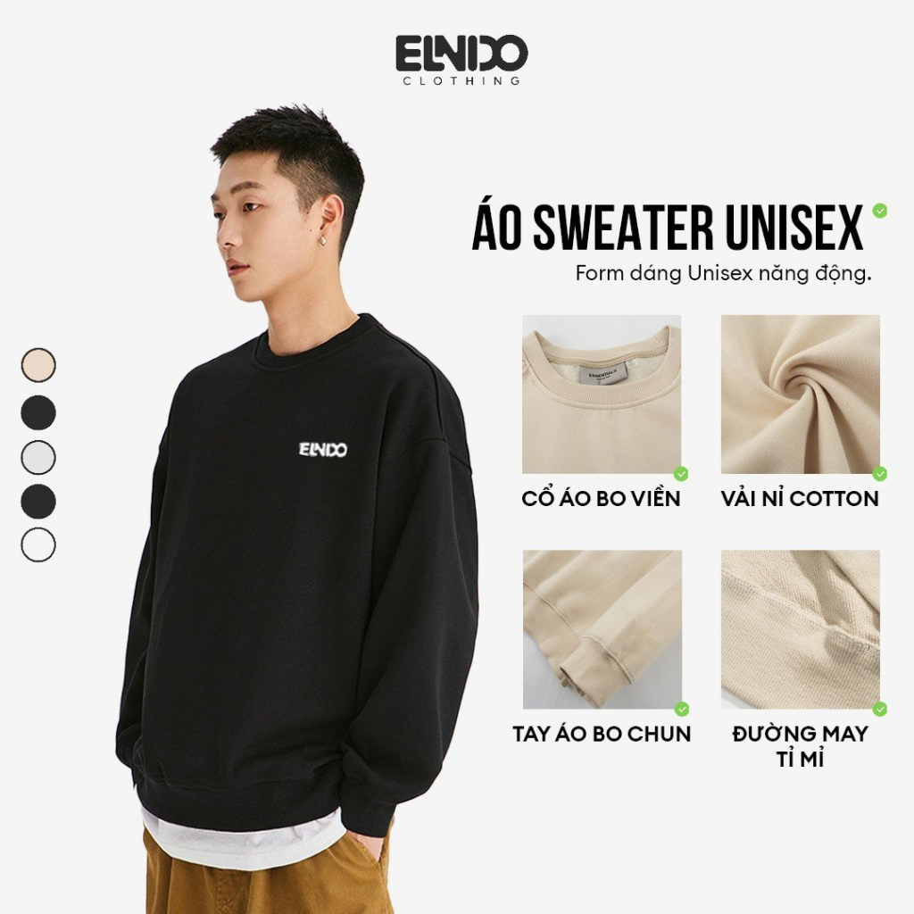Áo Sweater Premium Nam Nữ Form Rộng Chất Nỉ Unisex Thời Trang Trẻ Trung ...
