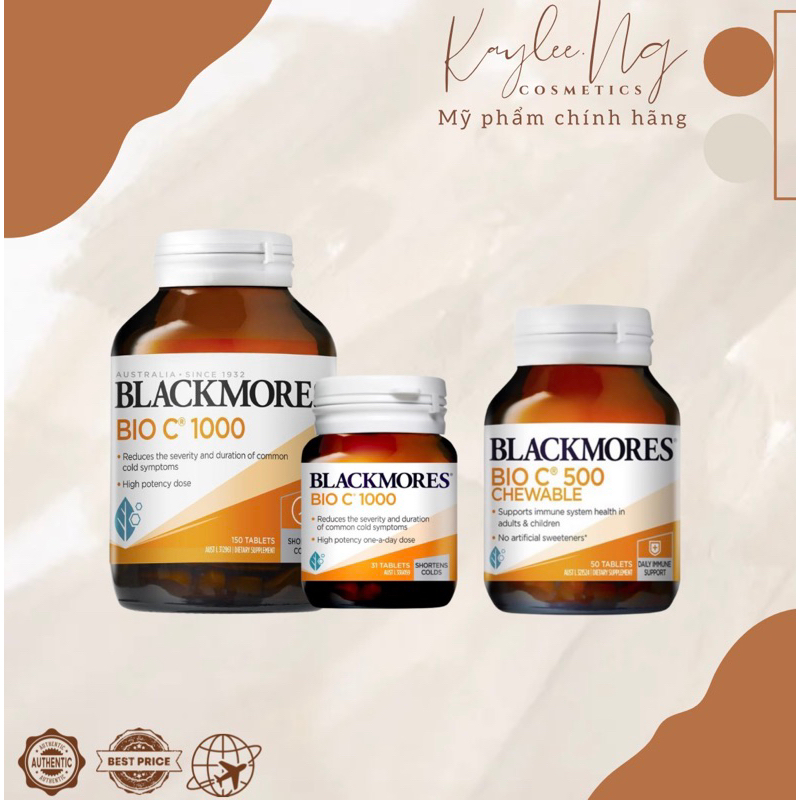 VIÊN VITAMIN C BLACKMORES BIO C CHEWABLE 500MG/ 1000MG | Shopee Việt Nam