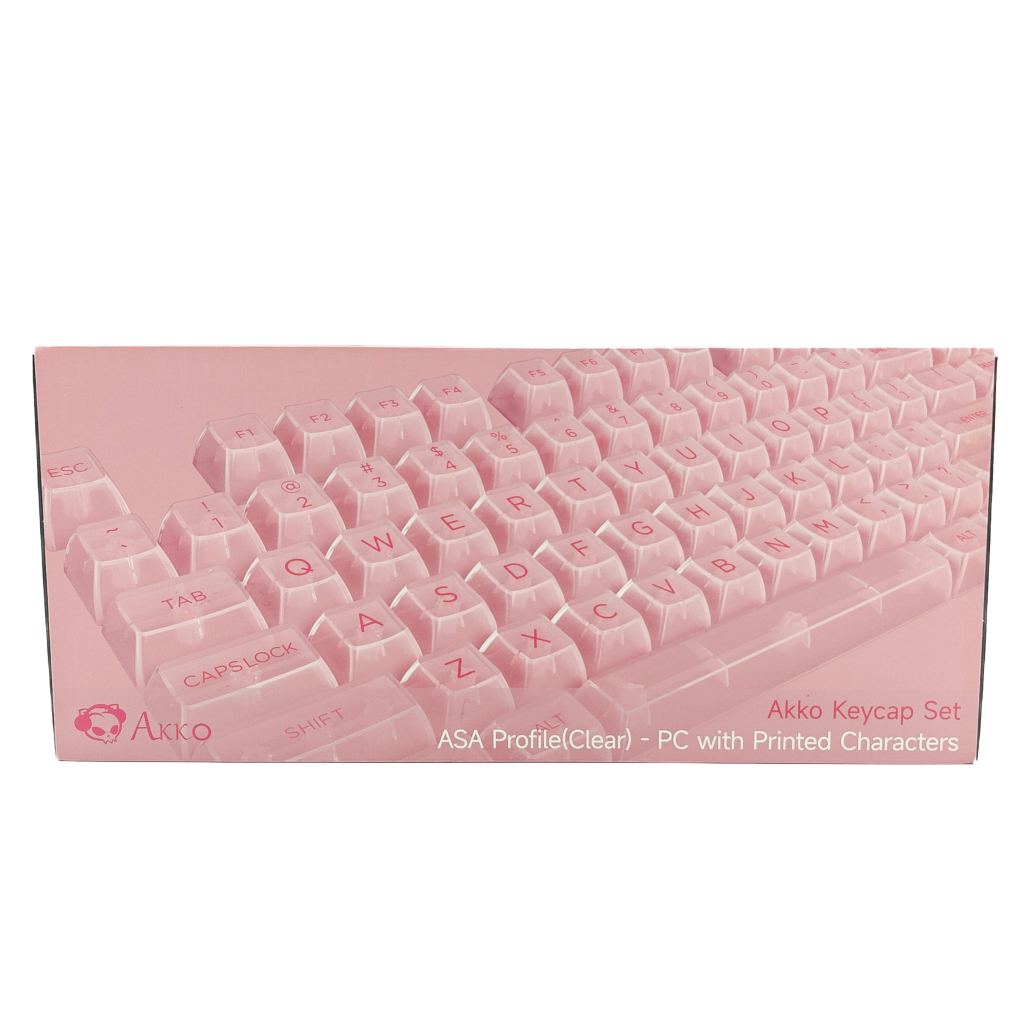 Nút Bàn Phím AKKO Keycap set – Pink (PC / ASA-Clear profile / 155 nút ...