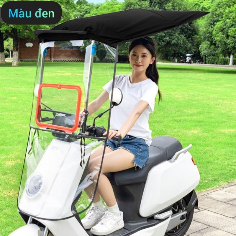 Mái che xe máy, phụ kiện xe máy, mái che, bạt phủ xe máy, bạt che xe ...