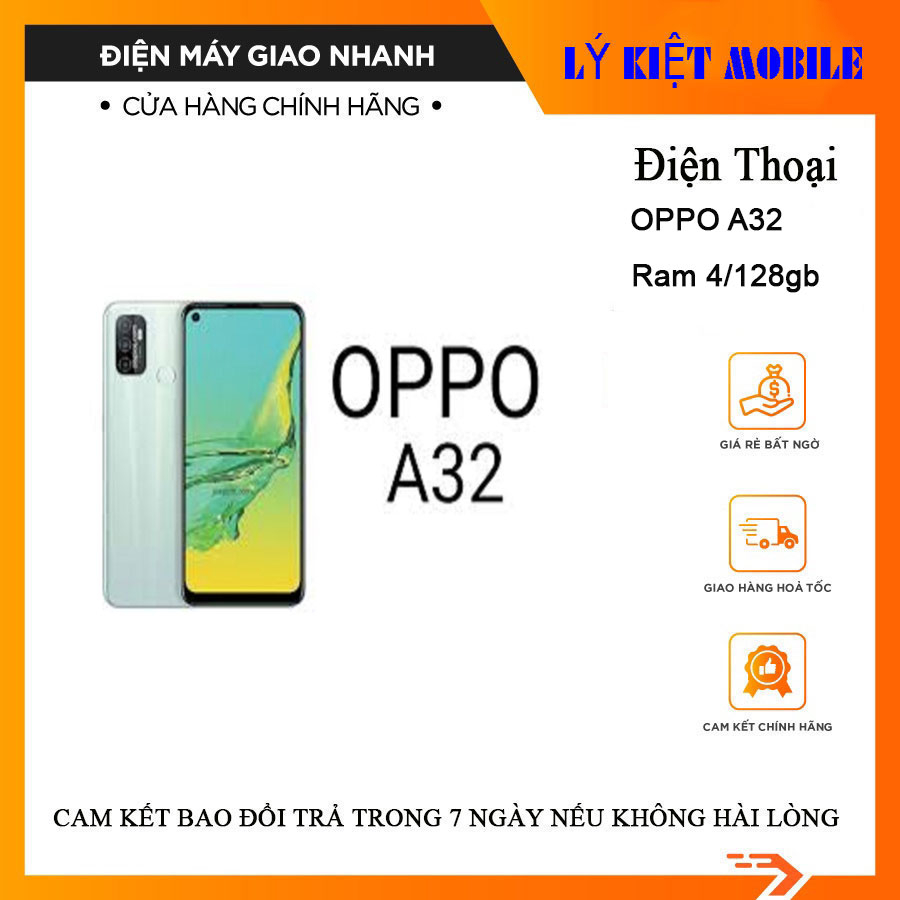 Điện thoại OPPO A32 4GB/128GB máy chính hãng | Shopee Việt Nam