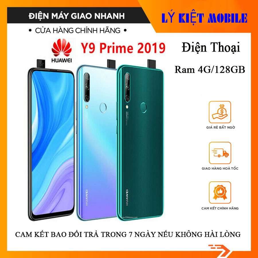 Điện thoại Huawei Y9 Prime Ram 4g/128gb máy chính hãng | Shopee Việt Nam