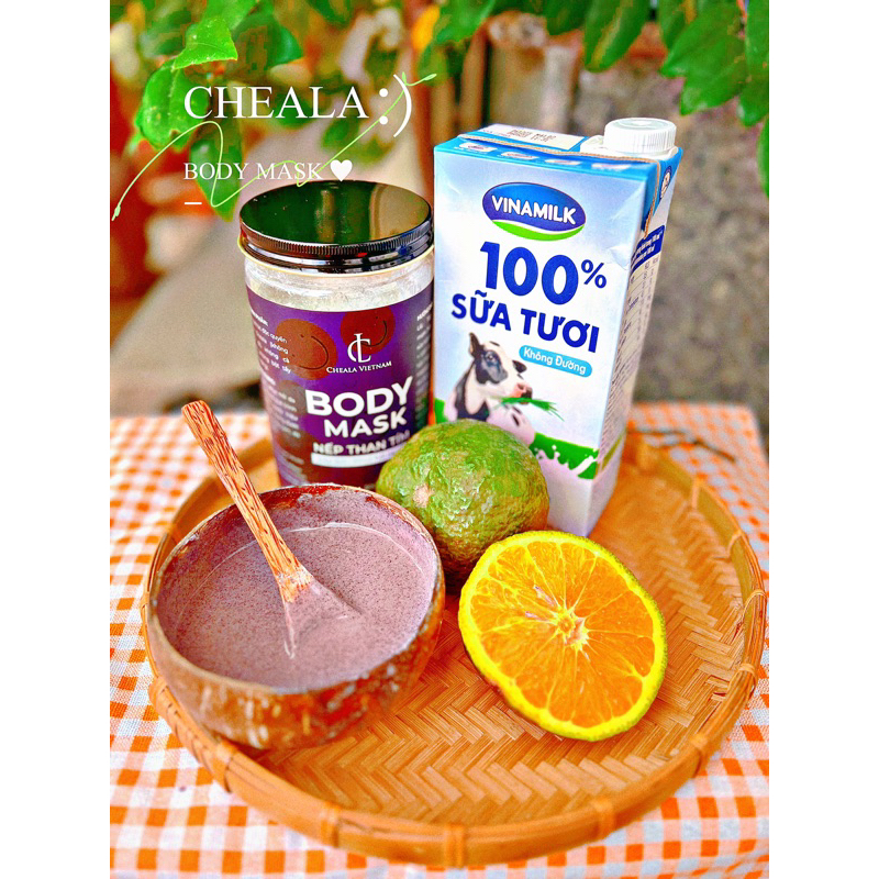 Body Mask Tím - Nếp Than Tím - Cheala Organic | Shopee Việt Nam