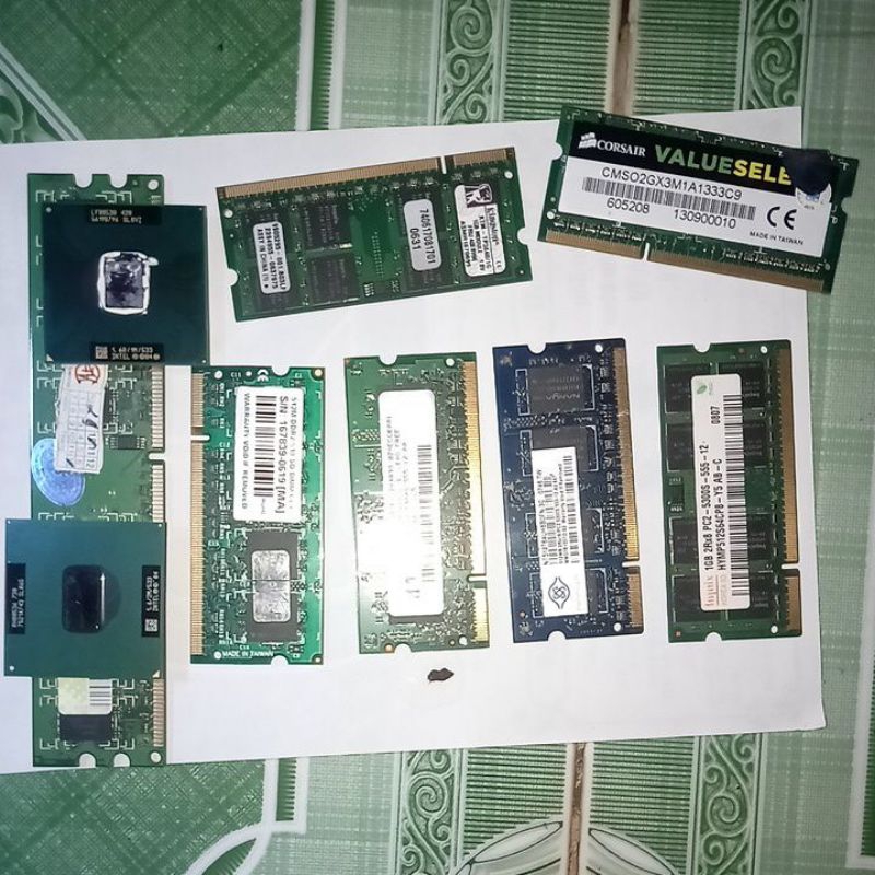 7 thanh ram máy tính và 2 cpu laptop | Shopee Việt Nam