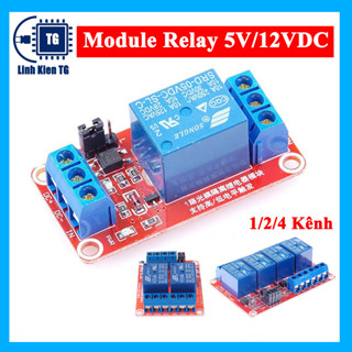 Module Relay 5V 12V 24VDC 1/2/4 Kênh High / Low ( Sỉ- Lẻ) | Shopee Việt Nam