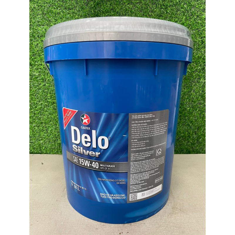 [ HÀNG CHÍNH HÃNG ] Dầu động cơ Caltex Delo Silver Multigrade 15W40 (18 ...