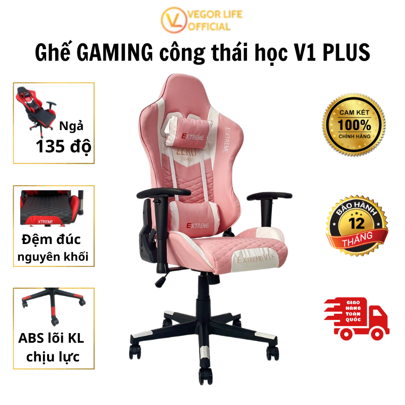 Ghế Gaming kiểu dáng công thái học bản nâng cấp Thương hiệu Vegor Life ...