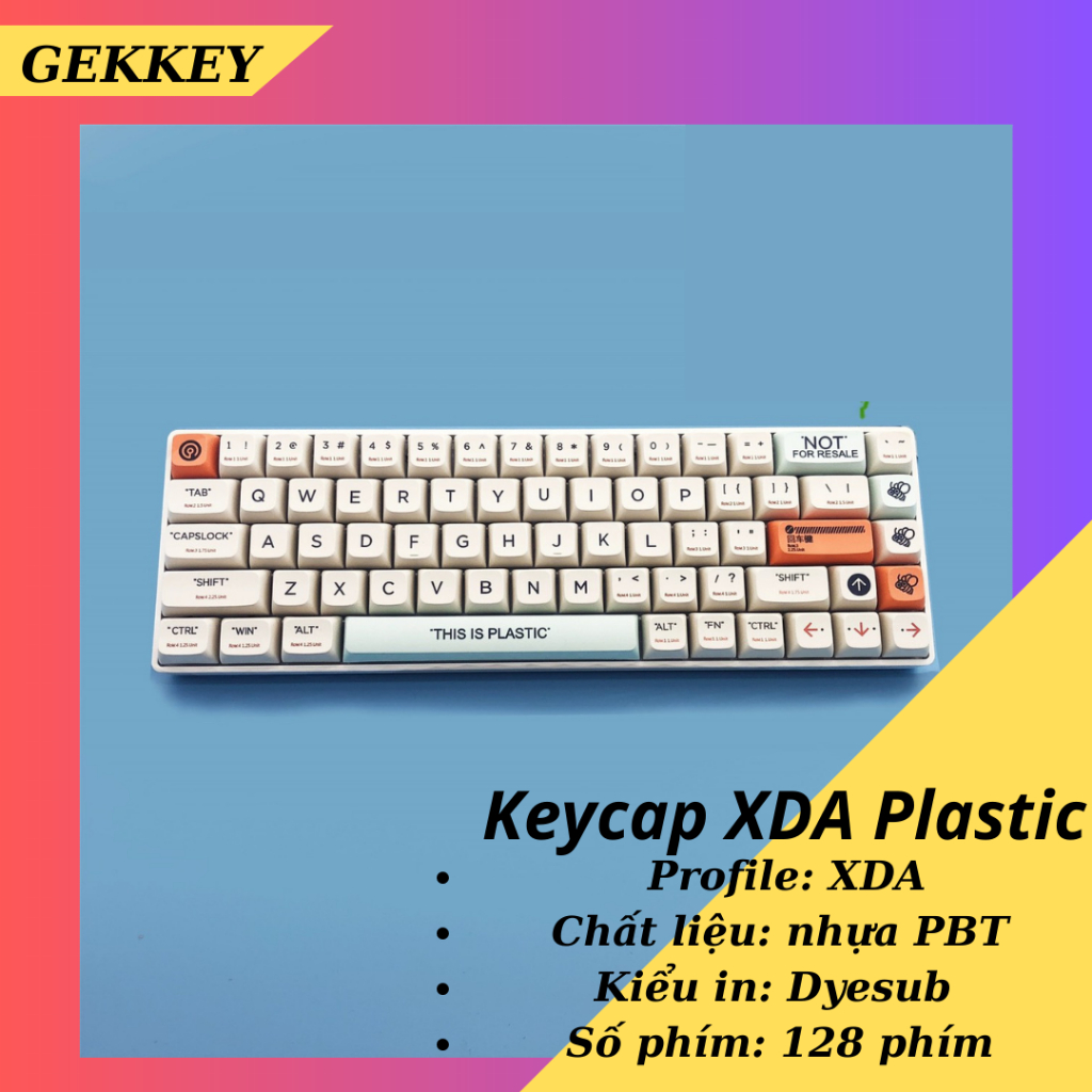 Keycap XDA Plastic phù hợp mọi layout. | Shopee Việt Nam