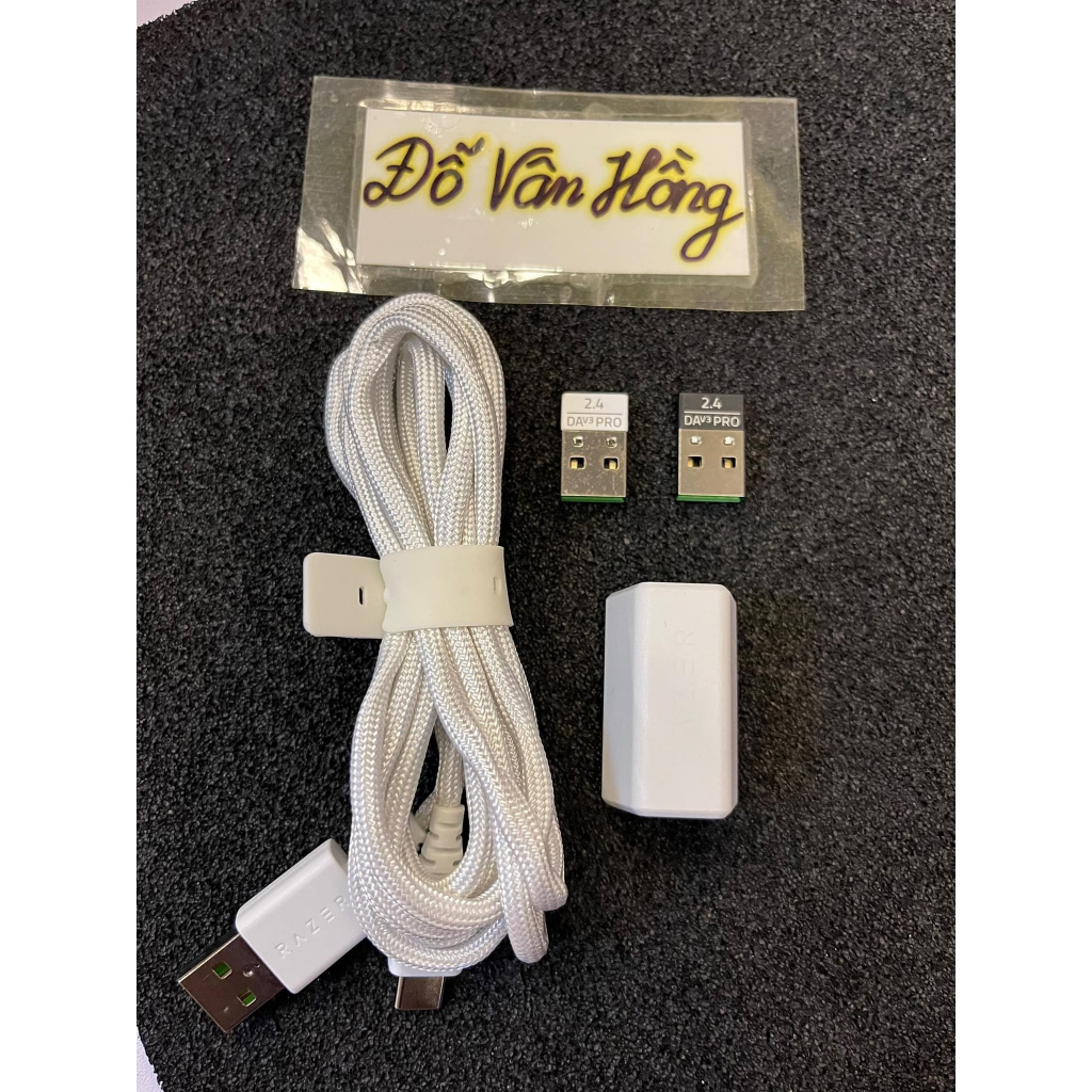 Phụ kiện dây cáp sạc và Adapter extender cho Razer Deathadder V3 Pro ...