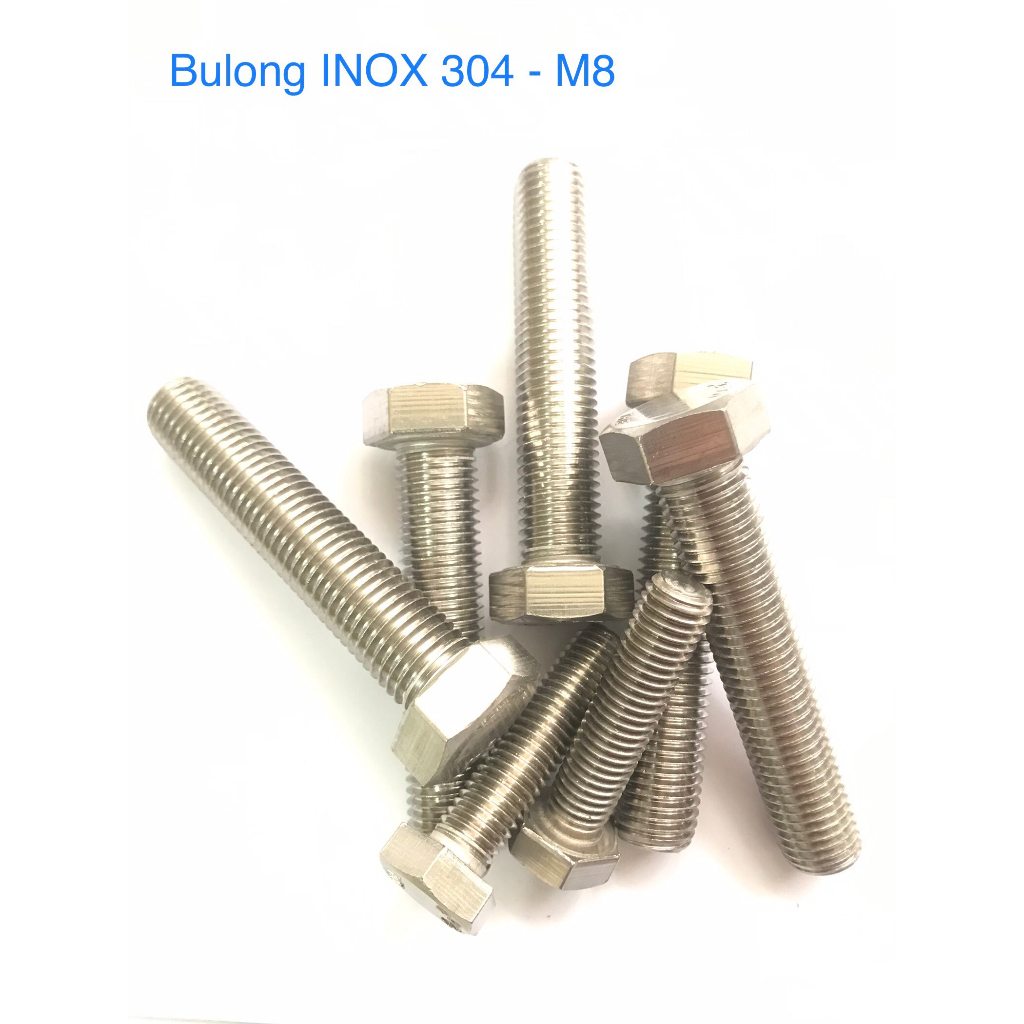 Bulong lục giác ngoài INOX 304 - M8 | Shopee Việt Nam