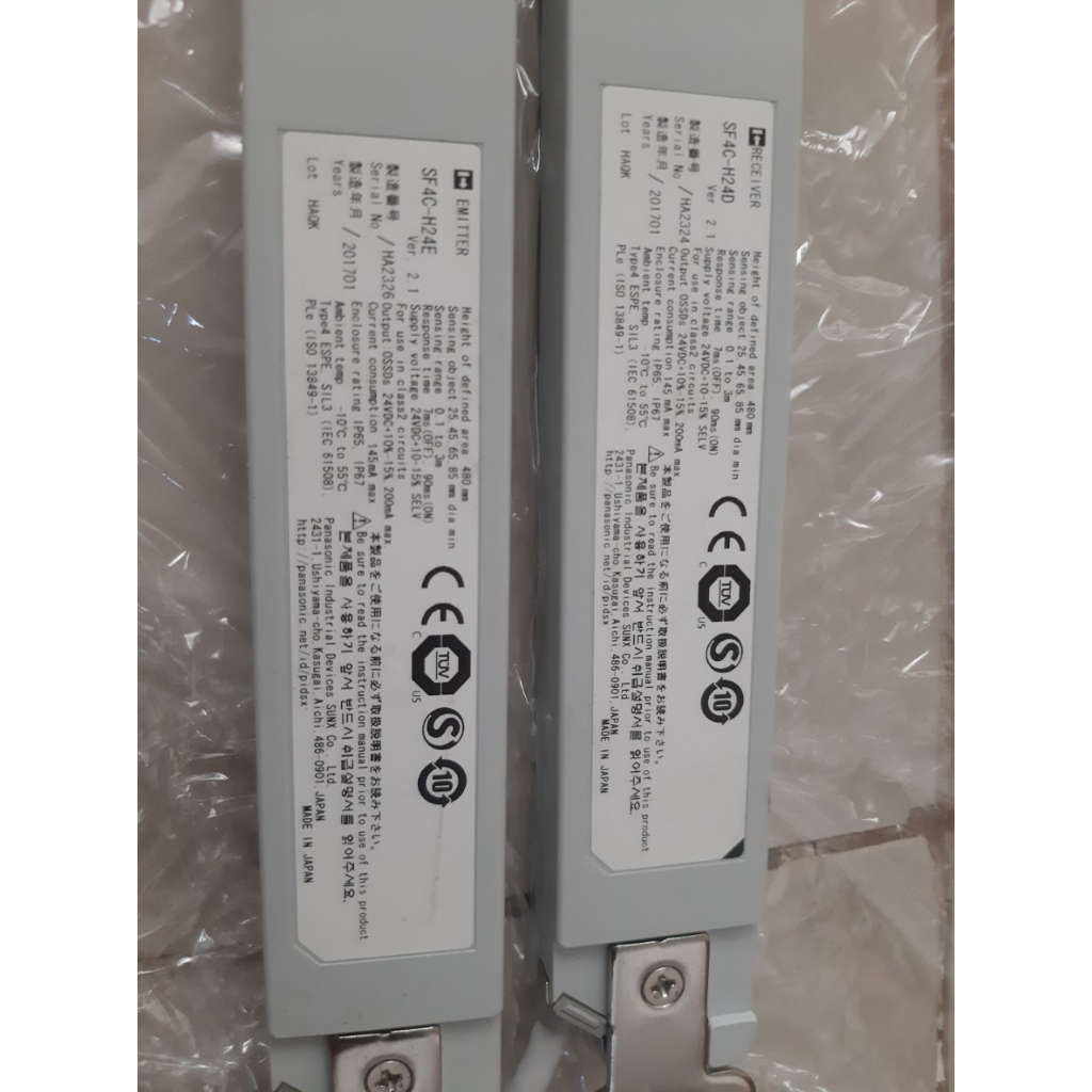 Cảm biến vùng an toàn rèm Panasonic SF4C-H24 SF4C-H16 với SF4C-H24E ...