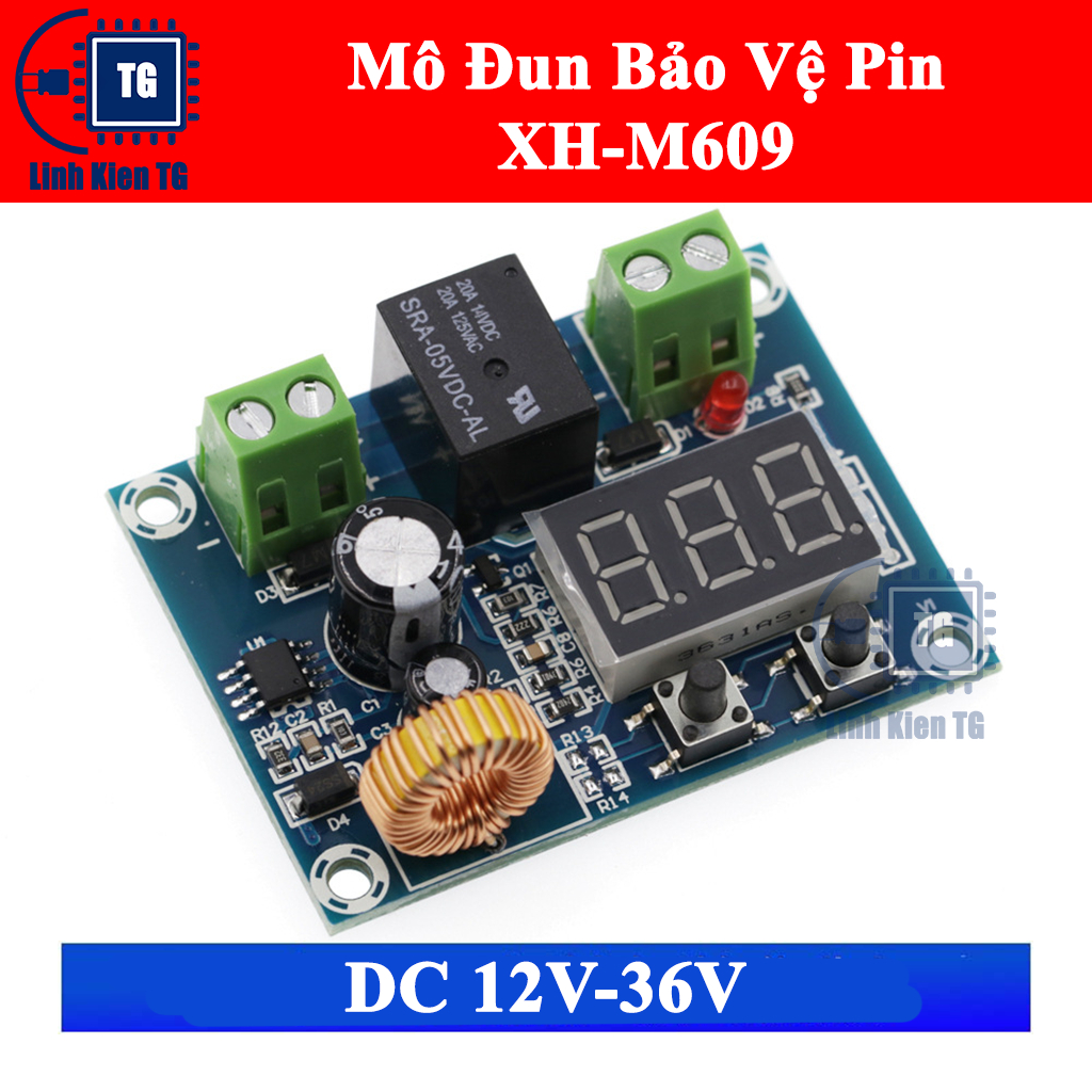 Mô Đun Bảo Vệ Pin XH-M609 DC 12V-36V Chuyên Dụng | Shopee Việt Nam