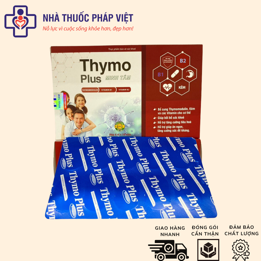 Thymo Plus Minh Tâm - Hỗ trợ tăng cường tiêu hóa, nâng cao sức đề kháng ...