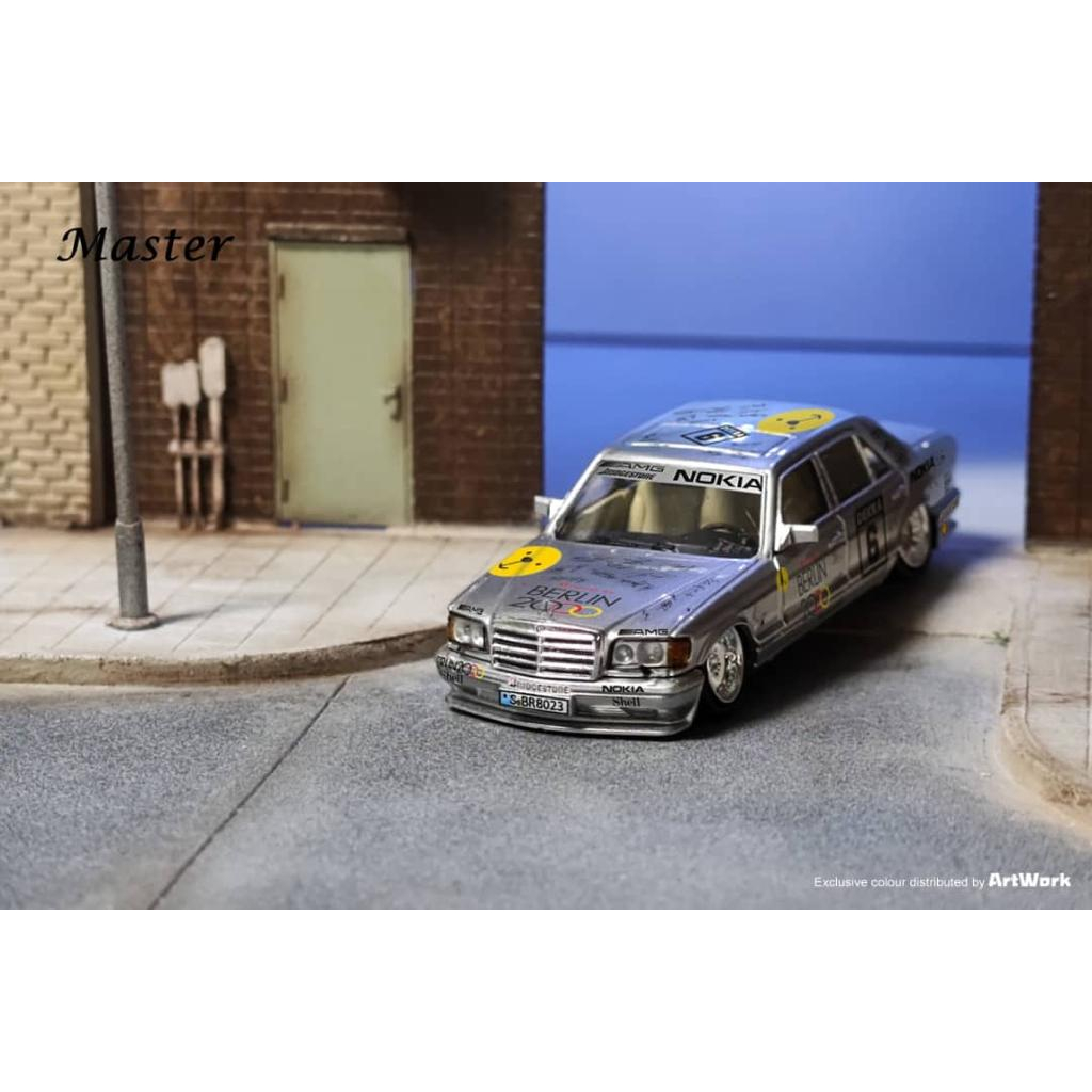 MÔ HÌNH 1:64 MASTER - Mercedes-Benz W126 560SEL Berlin 2000 Livery ...