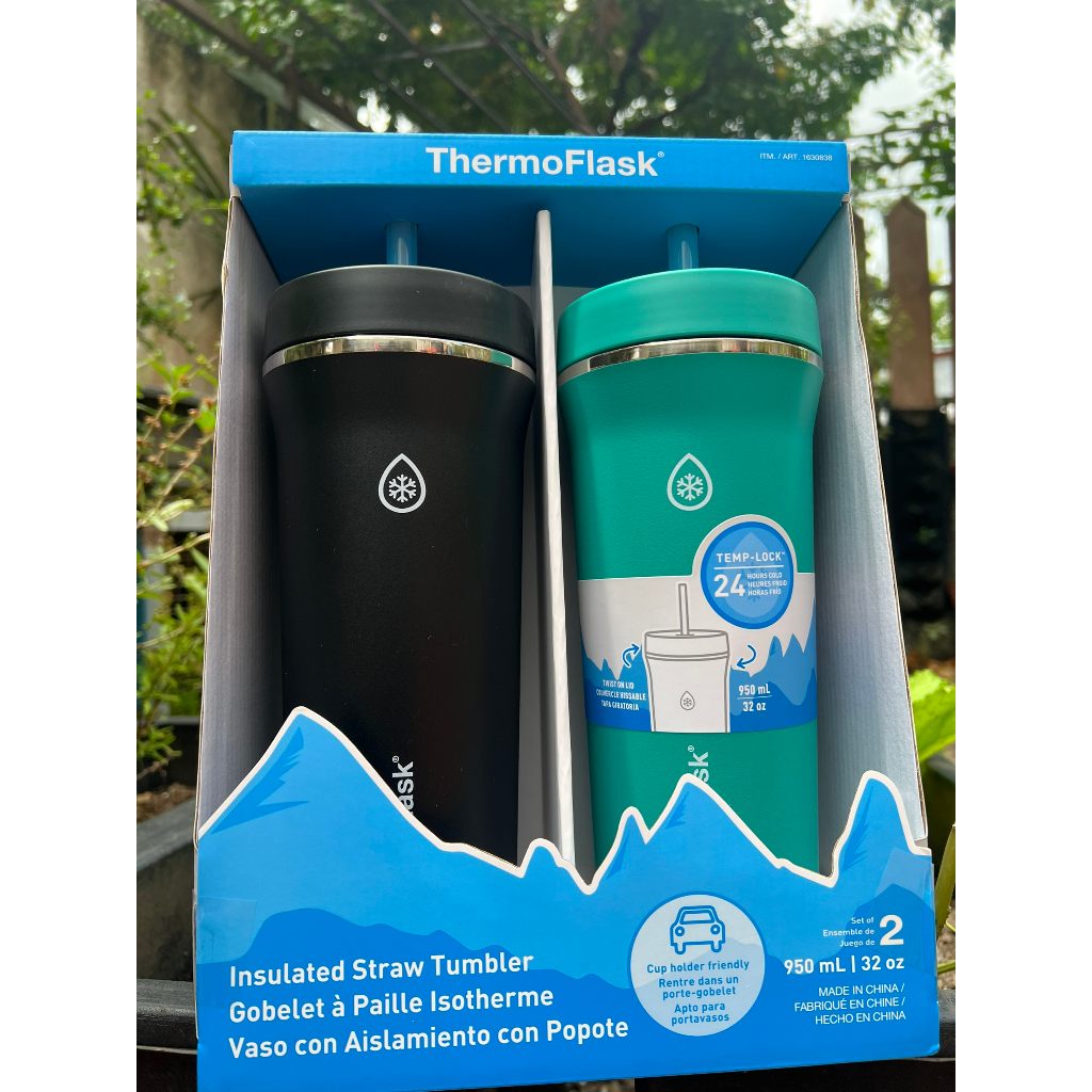 LY GIỮ NHIỆT THERMOFLASK 950ML CÓ KÈM ỐNG HÚT | Shopee Việt Nam