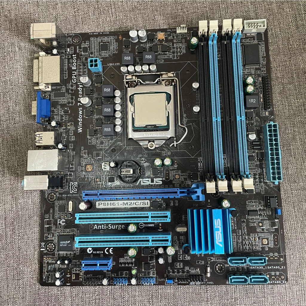 H61 M2/C/SI 4 khe ram Bo mạch chủ Socket 1155 Main Asus | Shopee Việt Nam