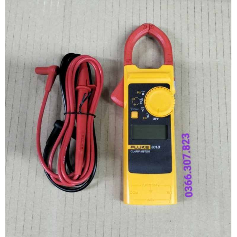 Fluke 301B Ampe kìm đo dòng AC 600A đo tụ điện, tần số | Shopee Việt Nam
