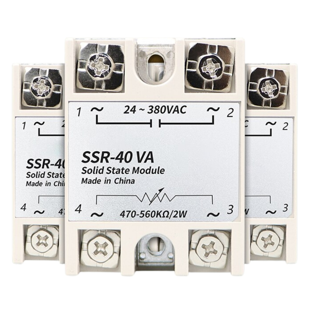Rơ le bán dẫn SSR-40VA, SSR-75VA, SSR-100VA Solid state relay SSR điện áp ra 24-380VAC | Shopee ...
