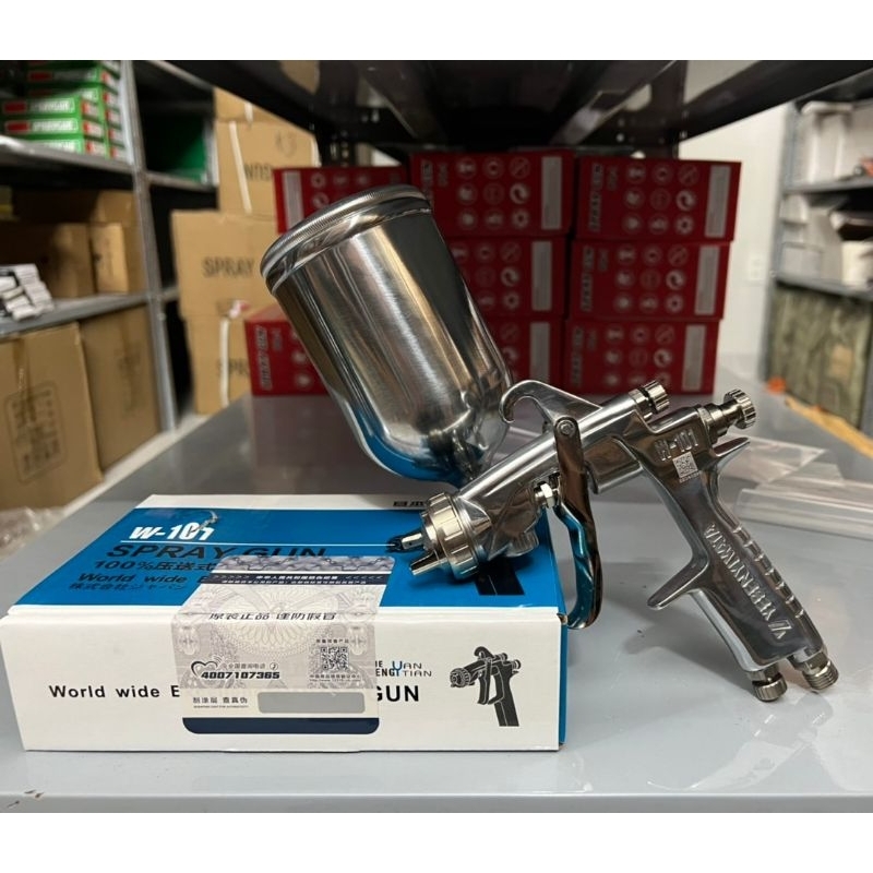 súng phun sơn W101 Iwata (TP) đầu phun 1.3mm bình 400cc | Shopee Việt Nam