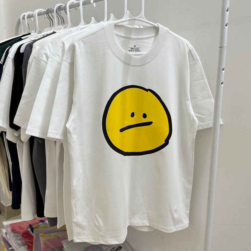 Áo thun “Mặt cười zô tri” cotton 2 chiều form oversize | Shopee Việt Nam