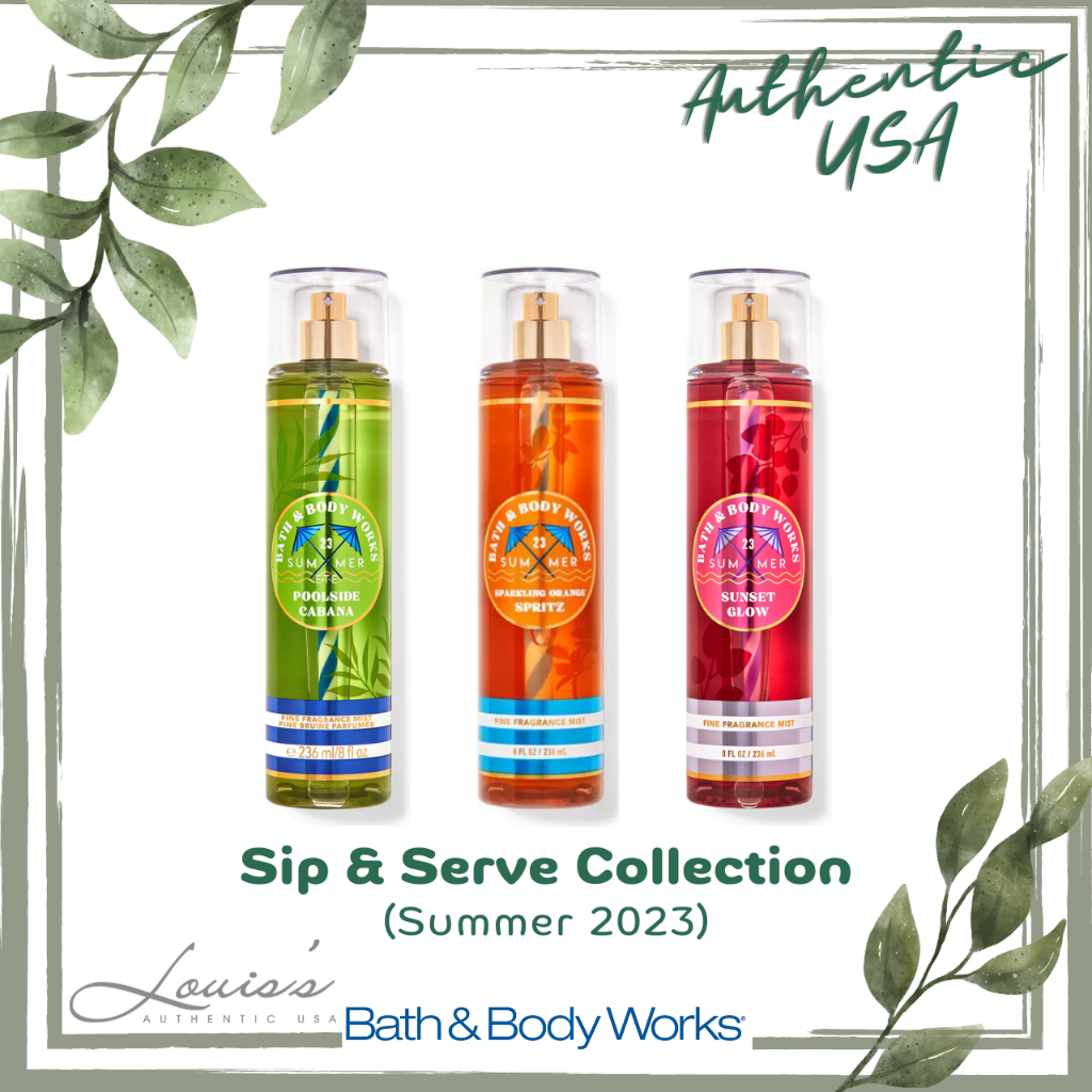 [ Mini ] SUNSET GLOW | POOLSIDE CABANA | SPARKLING ORANGE - Body mist ...