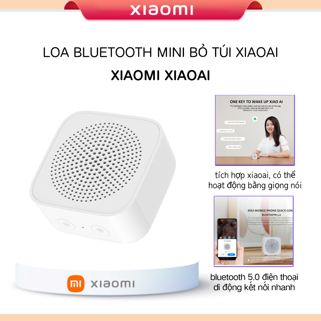 Loa Bluetooth Mini Bỏ Túi Xiaomi XiaoAI - Loa Mini âm Thanh Khủng-MI ...
