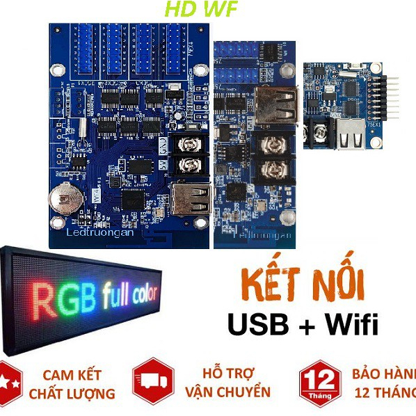 Mạch điều khiển led ma trận full màu WF2 - HD WF2 | Shopee Việt Nam