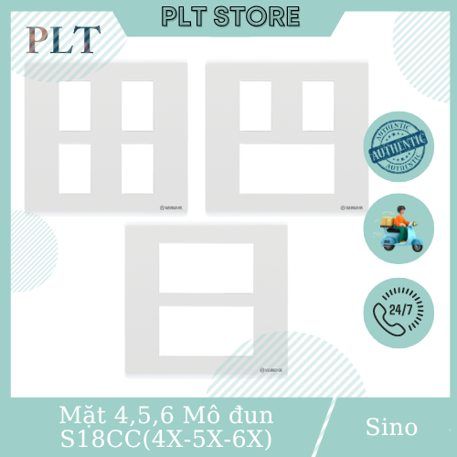 Mặt 4 , 5 , 6 thiết bị SINO S18CC4X , S18CC5X , S18CC6X dòng S18CC ...