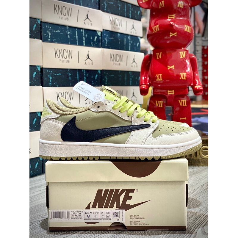 Giày sneaker NK Air Jordan 1 Low Travis Scott ‘Golf’ BEST QUALITY FULL ...