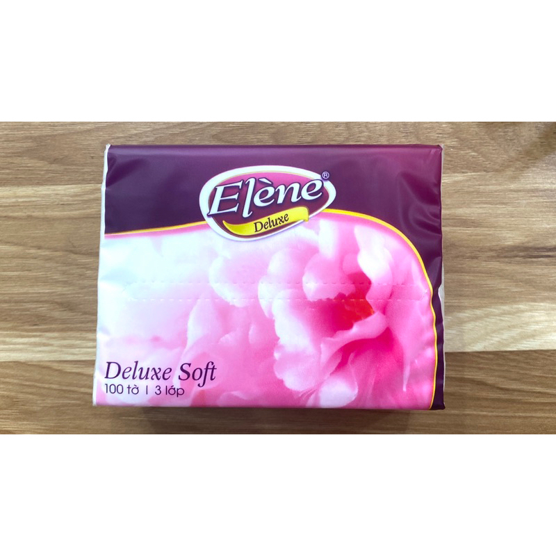 Giấy ăn Elene 100tờ 3lớp Deluxe | Shopee Việt Nam