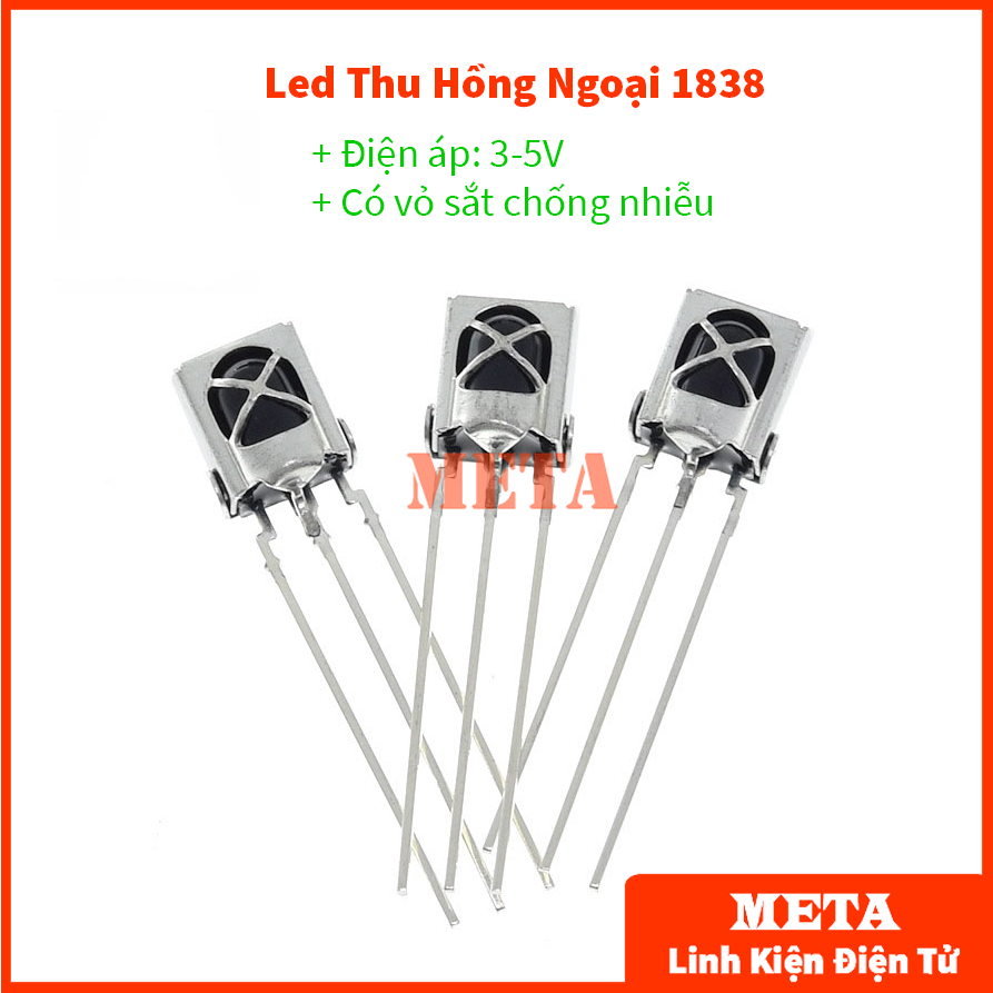 [Gói 5 Con] Led Thu Hồng Ngoại 1838 1838T có vỏ sắt chống nhiễu - Led ...