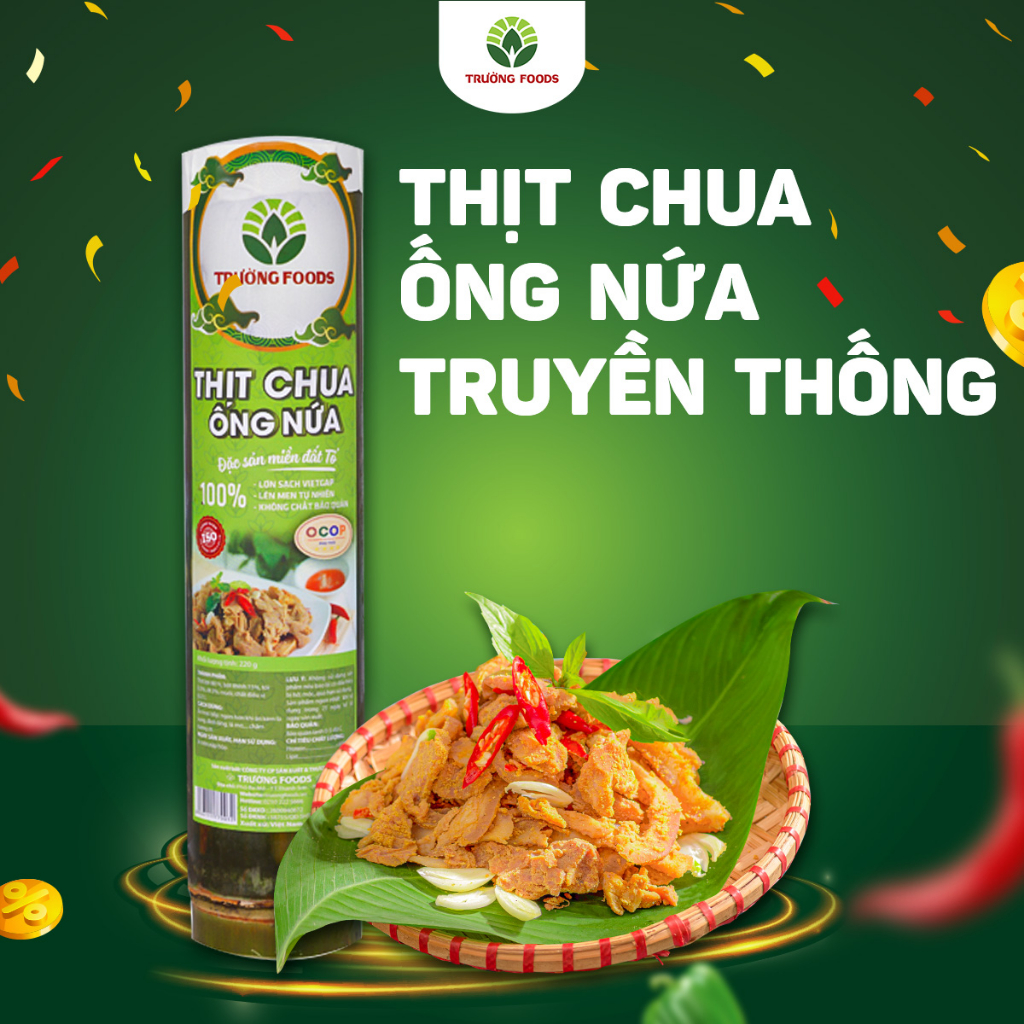 Thịt Chua Ống Nứa Truyền Thống Trường Foods 180g | Shopee Việt Nam