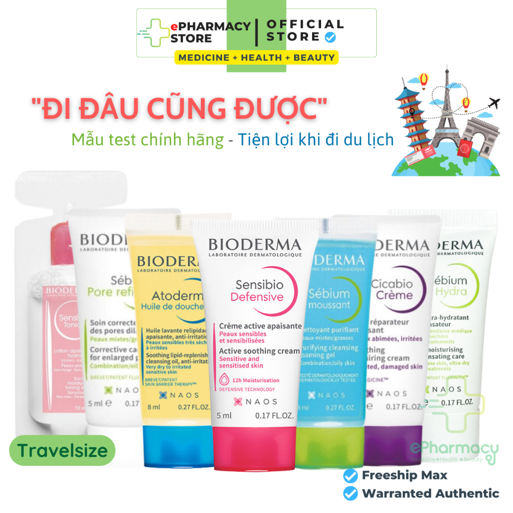 BIODERMA Mẫu Sản Phẩm Dùng Thử và Đi Du lịch - SAMPLE NGẪU NHIÊN ...