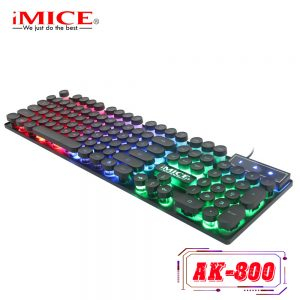 Bàn Phím Keyboard IMICE AK800 USB Chính hãng (Giả cơ, Phím tròn, Chuyên ...