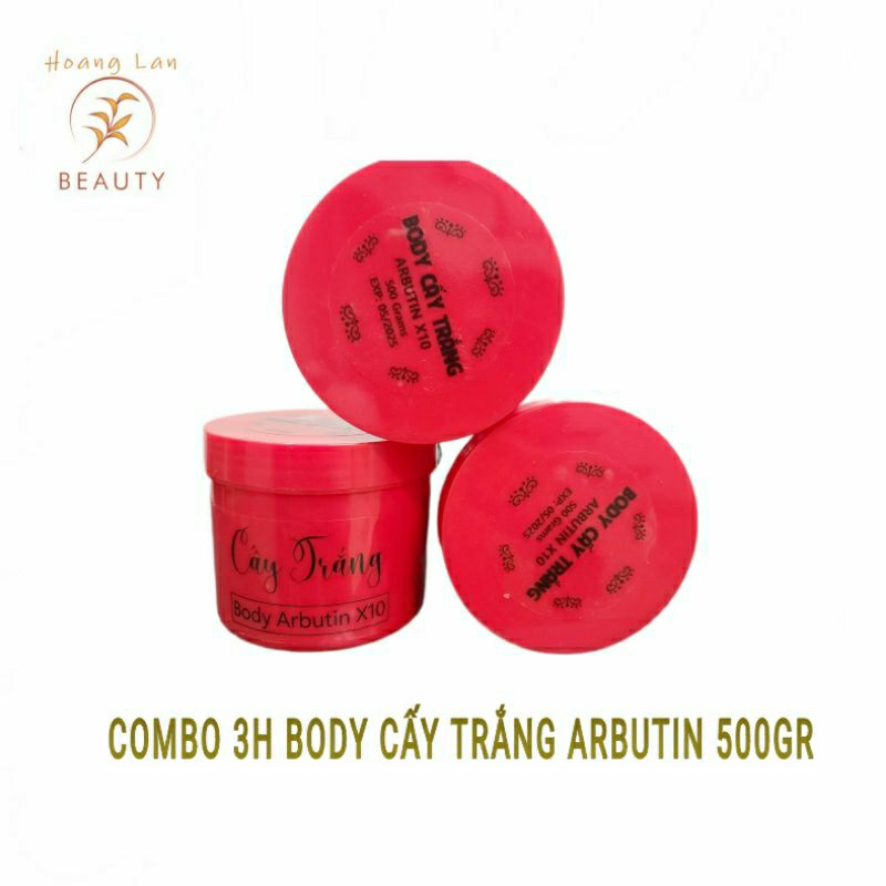 Kem Body Cấy Trắng Arbutin x10 Hộp 500gr | Shopee Việt Nam