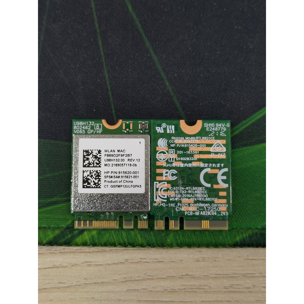 Card Wifi Intel 9560NGW / Realtek RTL8821CE (Zin máy HP) Chính hãng ...